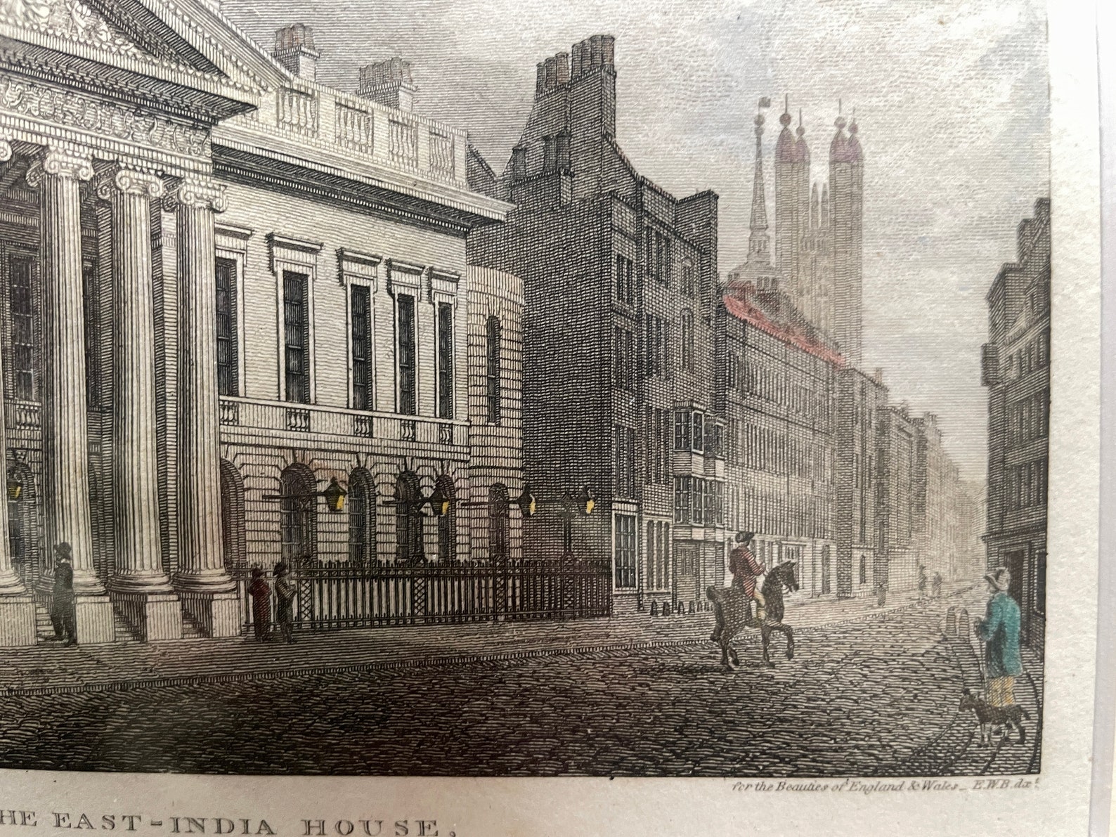 East India House, Leadenhall Street, London, Original Antique Vintage ...