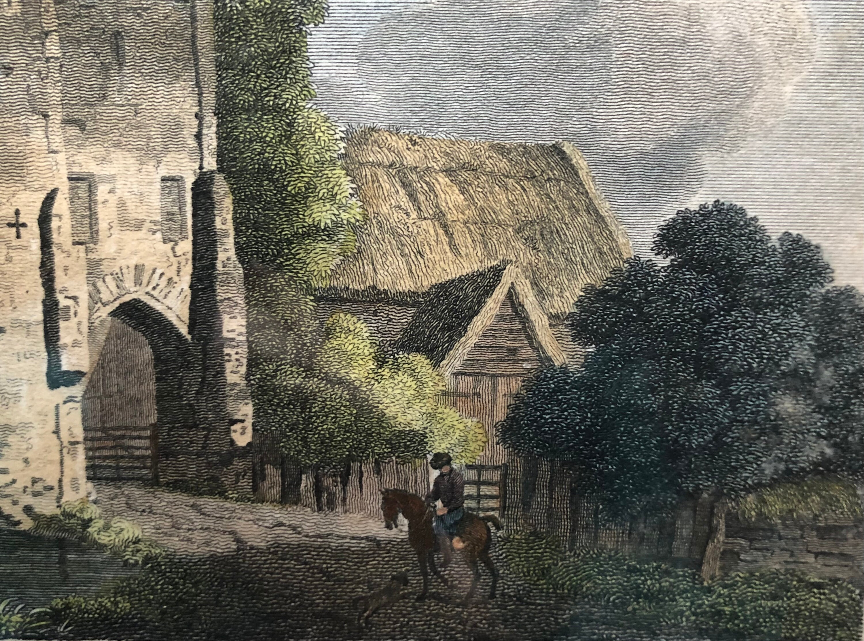 Mettingham Castle, Suffolk Original Antique Vintage Engraving Print ...