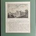 Caverswall Castle, Staffordshire Original Antique Vintage Engraving ...