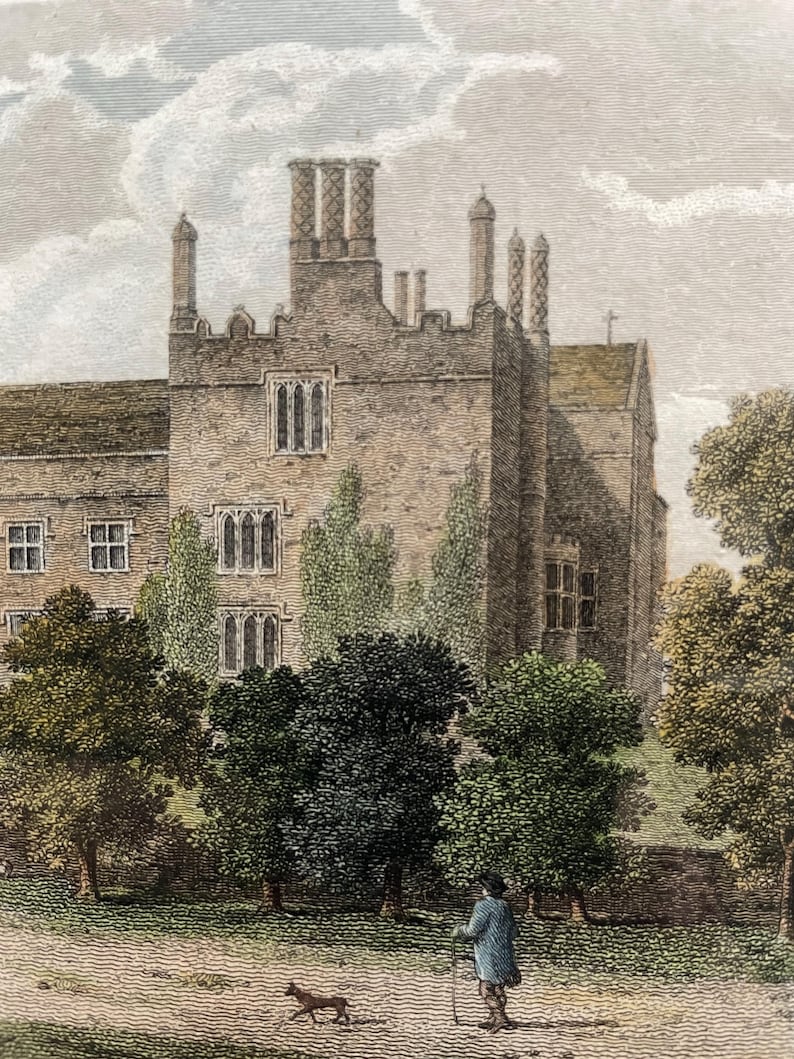Catledge Hall, kirtling Tower, Cambridgeshire Original Antique Vintage ...