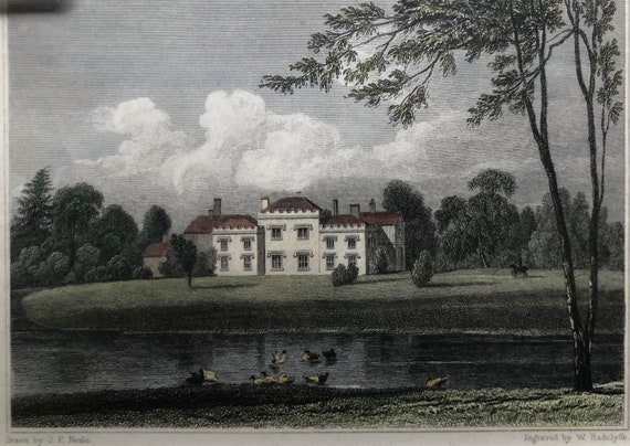 Wolsley House wolseley Hall Staffordshire Original Antique - Etsy