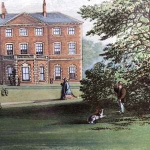 Everingham Park, Yorkshire, Original Antique Vintage Print Dating From ...