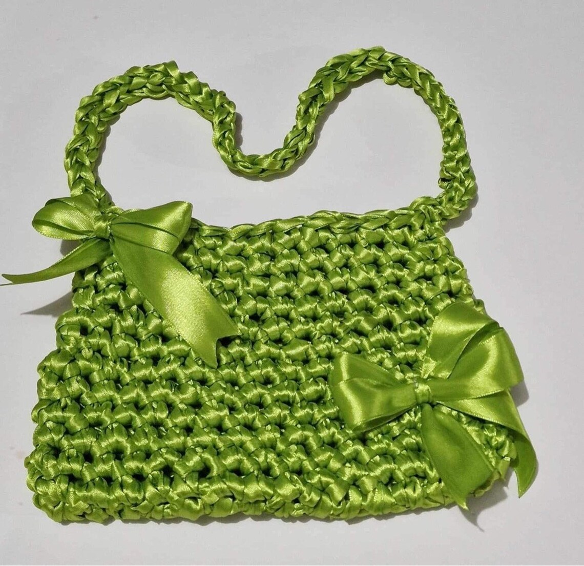 Satin Bow Ribbon Handbags Bow Shoulder Bag, Satin Evening Bag, Satin ...