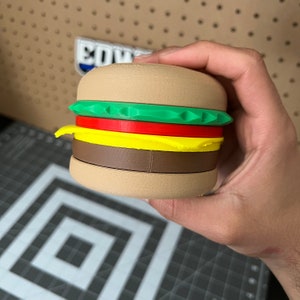 Cheeseburger Coaster Set - Etsy