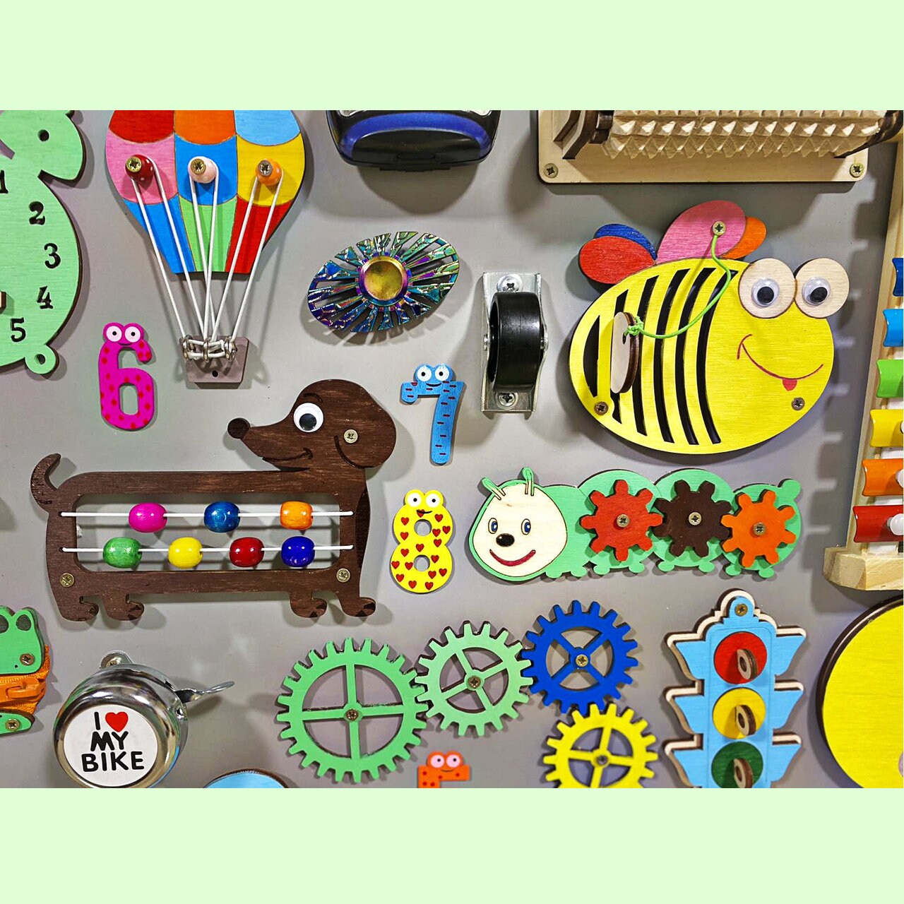 Bestseller Busy board educational board for kid montesori | Etsy