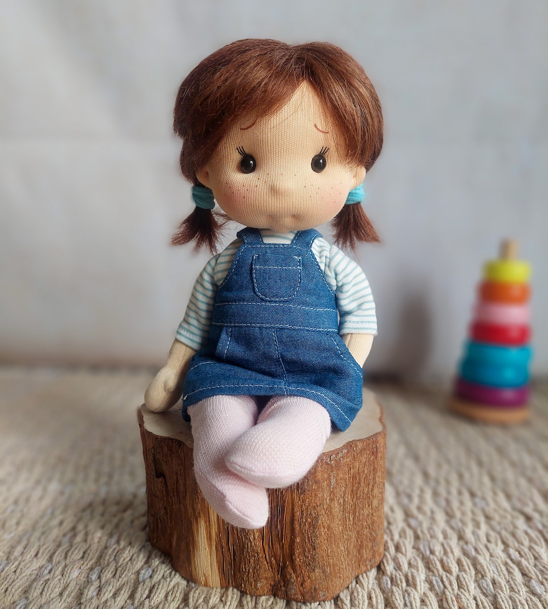 Fifi- Little Hug- Waldorf Doll Inspiration, Organic Cotton Doll, Baby ...