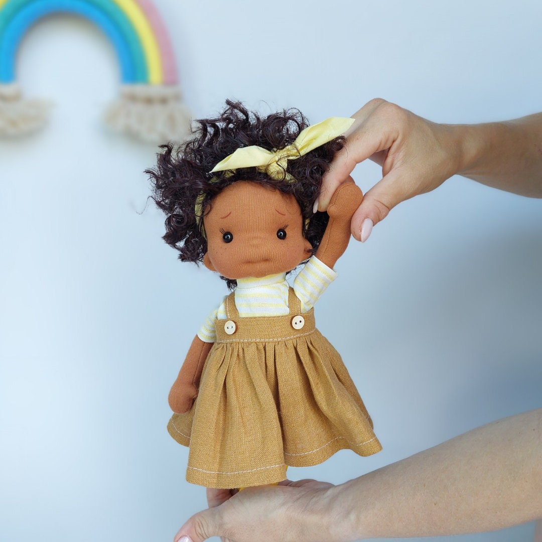 Gigi - Little Hug- Waldorf Doll Inspiration, Organic Cotton Doll, Baby ...