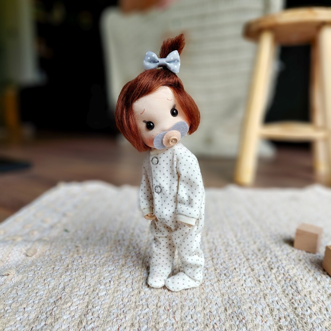 Suzi-full Mobile Doll, Waldorf Doll Inspiration, Doll With Pacifier ...