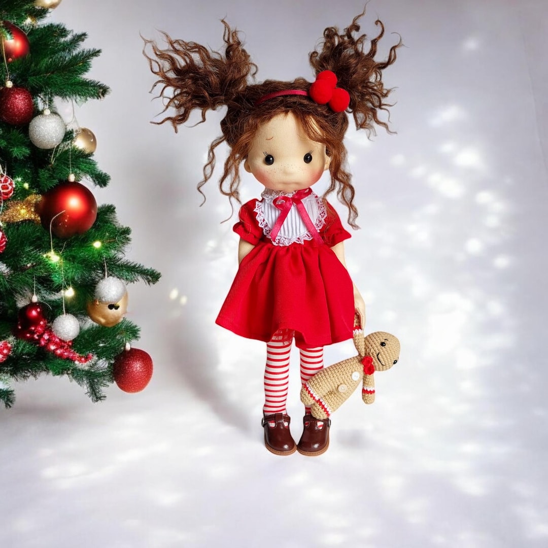 Carol - Full Mobile Doll, Waldorf Doll Inspiration, Organic Cotton Doll ...