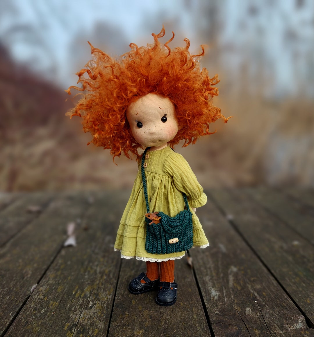 Merida - Full Mobile Doll, Waldorf Doll Inspiration, Organic Cotton ...