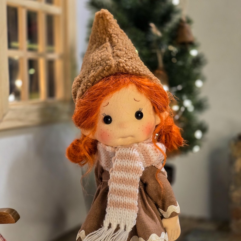 Caramel Christmas Elf-advent Elf,mischievous Elfdoll-full Mobile Doll ...