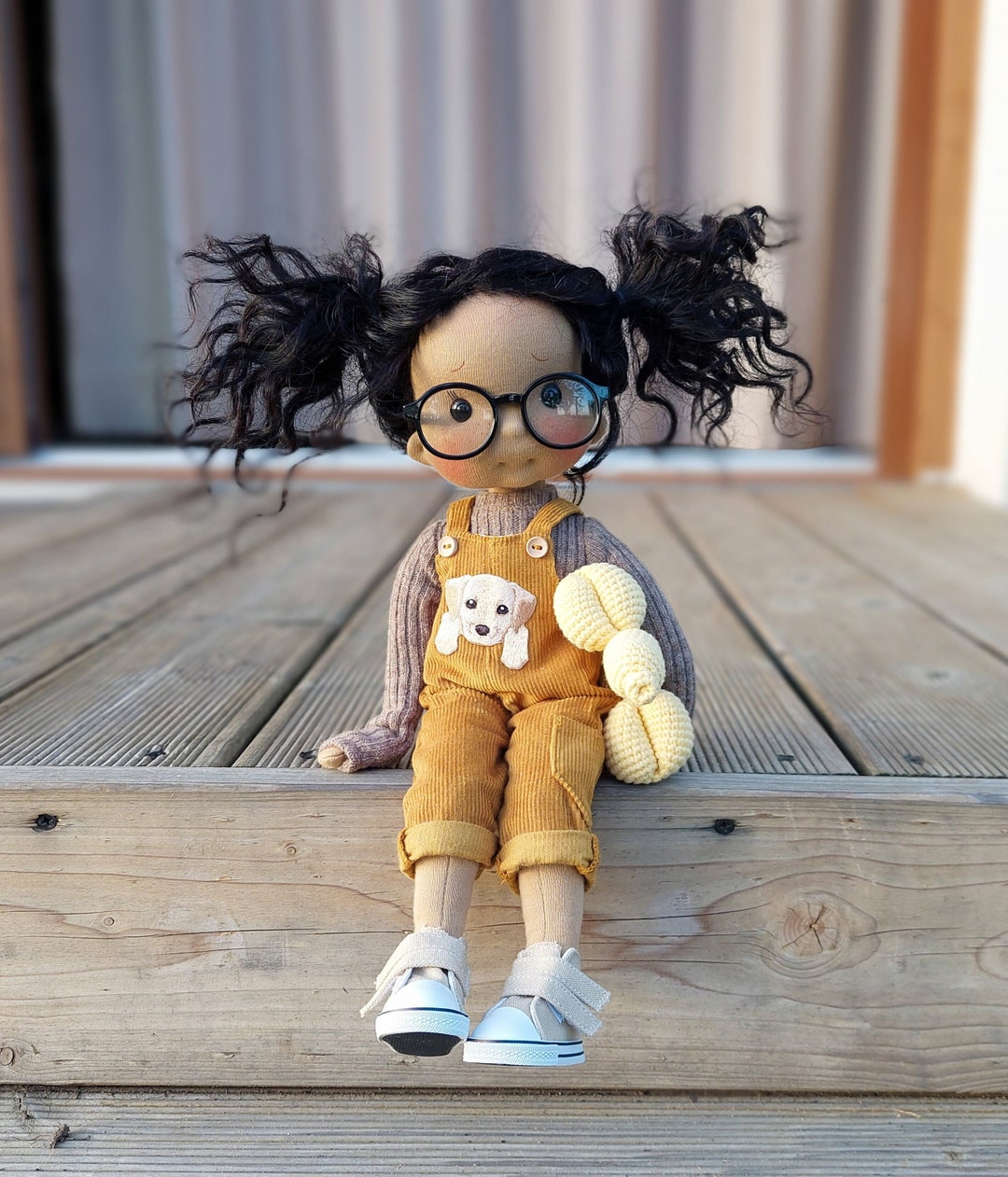 Collétte - Full Mobile Doll, Waldorf Doll Inspiration, Organic Cotton ...