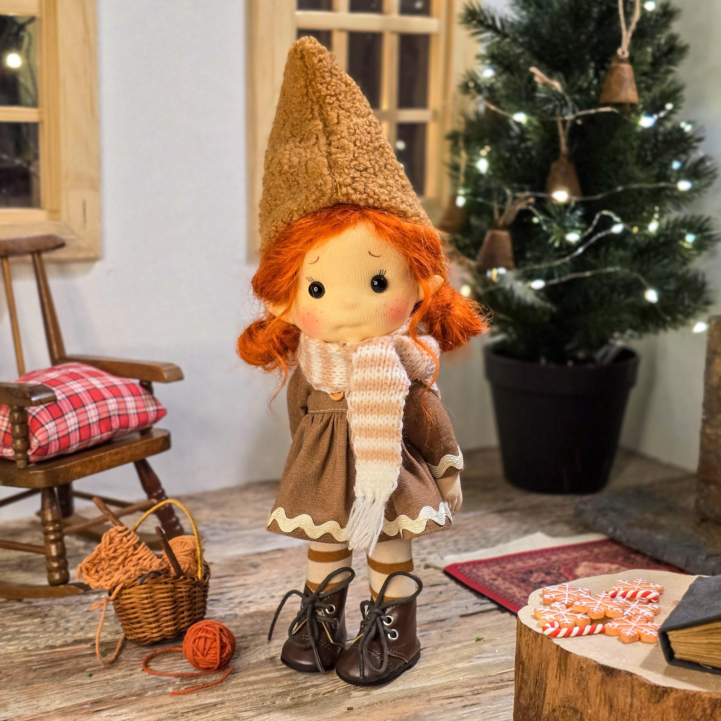 Caramel Christmas Elf-advent Elf,mischievous Elfdoll-full Mobile Doll ...