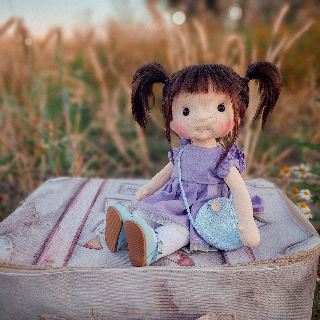 Lavender - Waldorf Doll Inspiration, Organic Cotton Doll, Baby Doll and ...