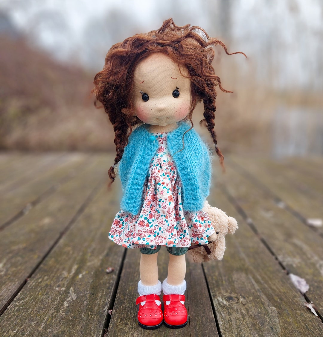Willow - Full Mobile Doll, Waldorf Doll Inspiration, Organic Cotton ...