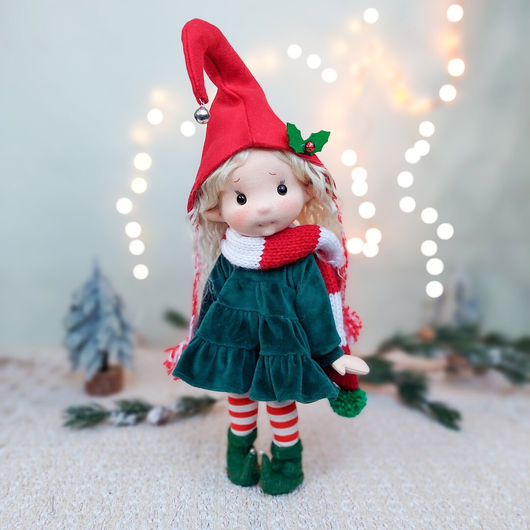 Sparkle Chrimas Elf - Full Mobile Doll, Waldorf Doll Inspiration ...