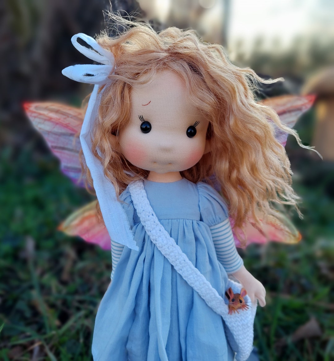 Moon Fairy - Full Mobile Doll, Waldorf Doll Inspiration, Organic Cotton ...