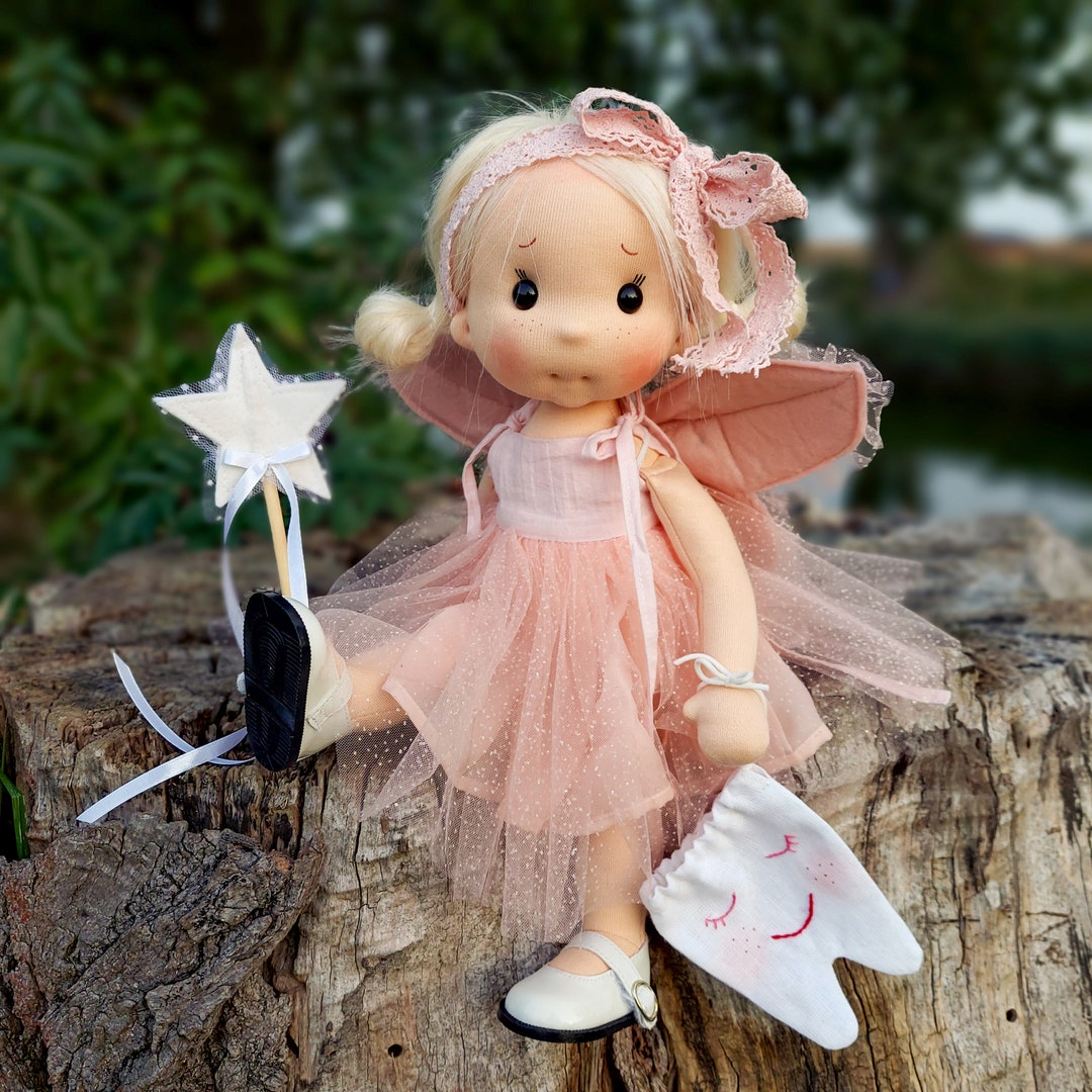 Tooth Fairy - Waldorf Doll Inspiration, Organic Cotton Doll, Baby Doll ...