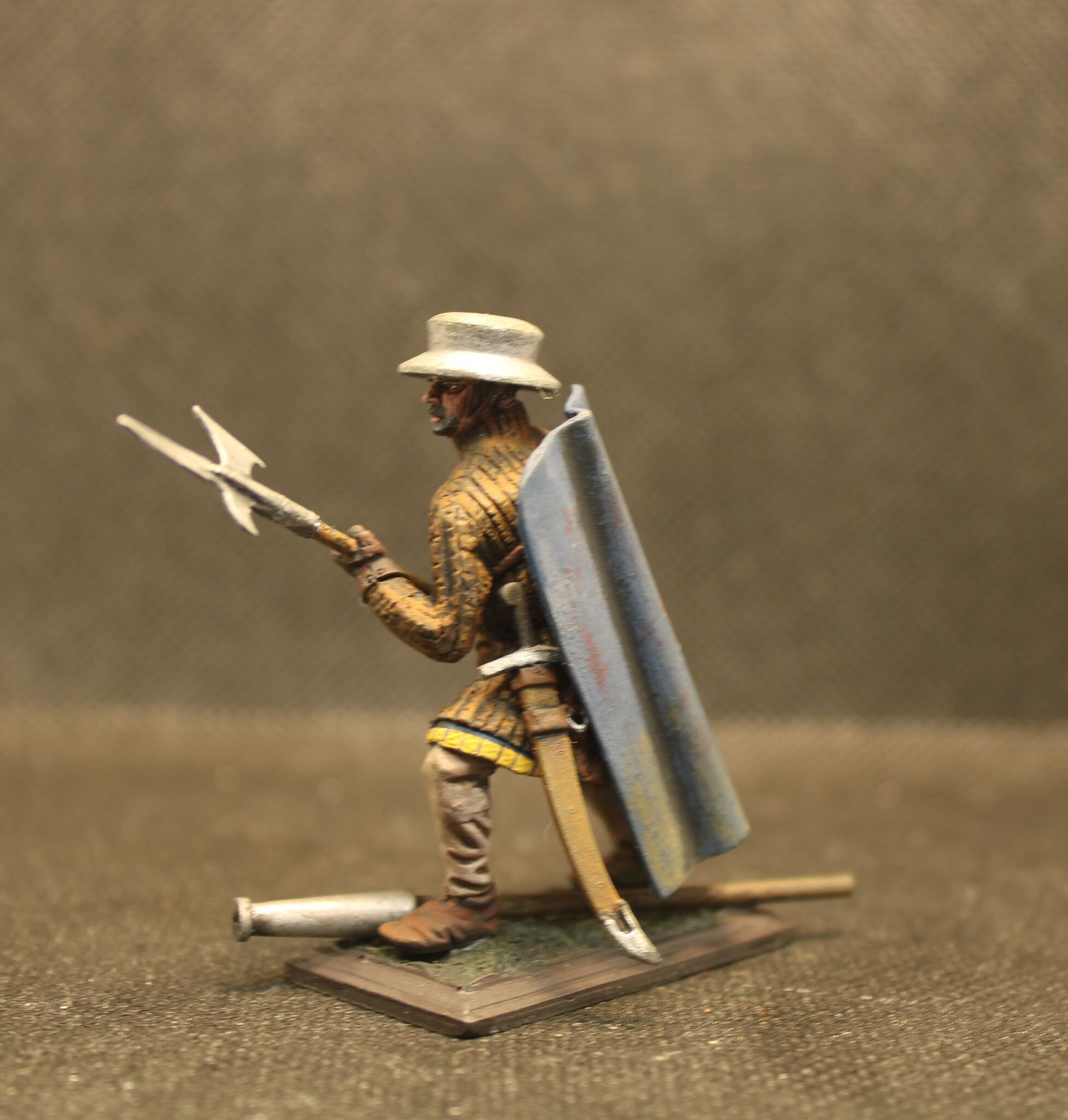 Infantry With a Halberd of the 14th Century PAINTED. Resin - Etsy