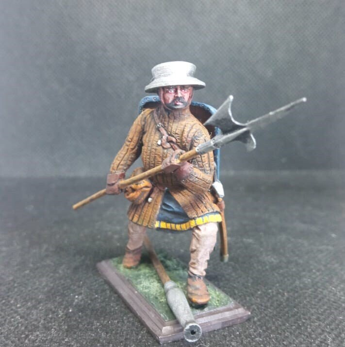 Infantry With a Halberd of the 14th Century PAINTED. Resin - Etsy