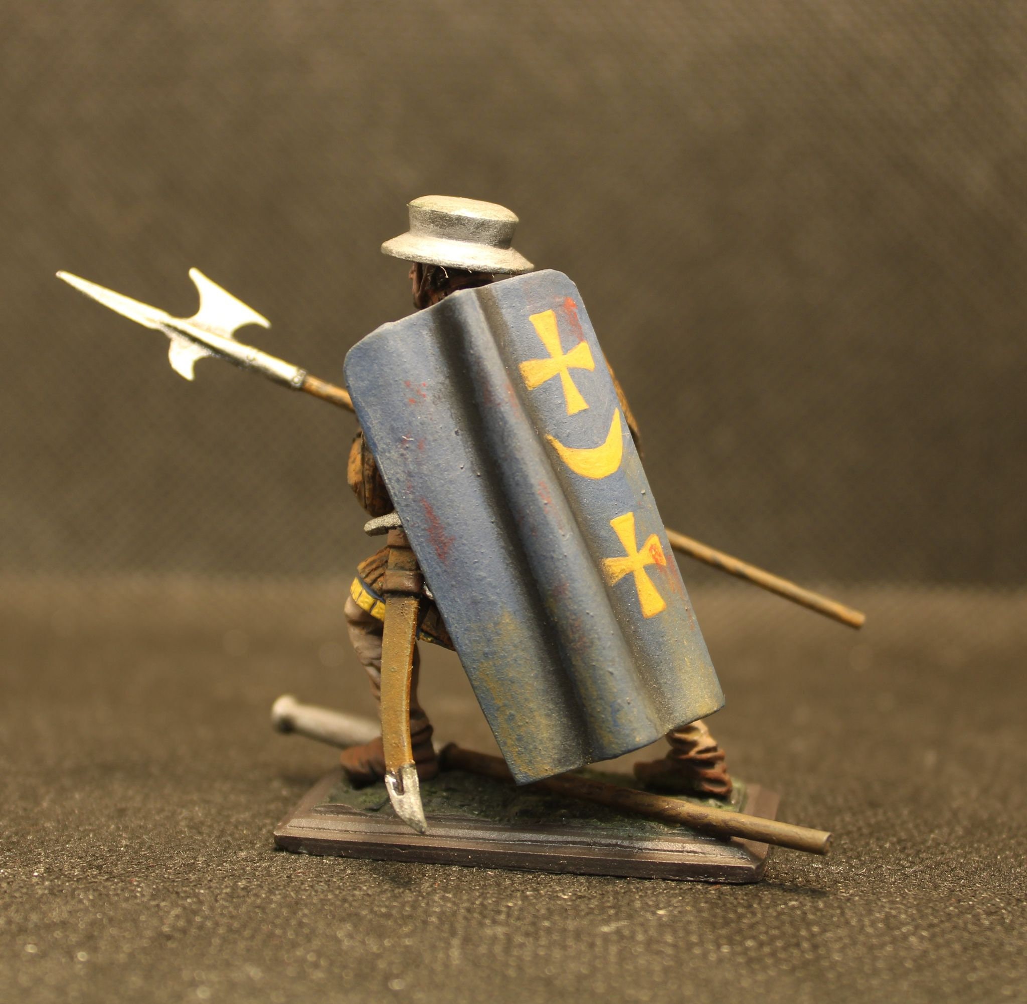 Infantry With a Halberd of the 14th Century PAINTED. Resin - Etsy
