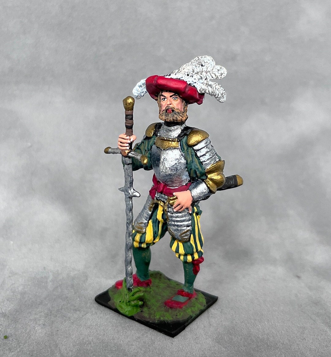 Action Spanish Conquistador 16 Th Figurine Miniatures 54mm Tin Soldiers ...