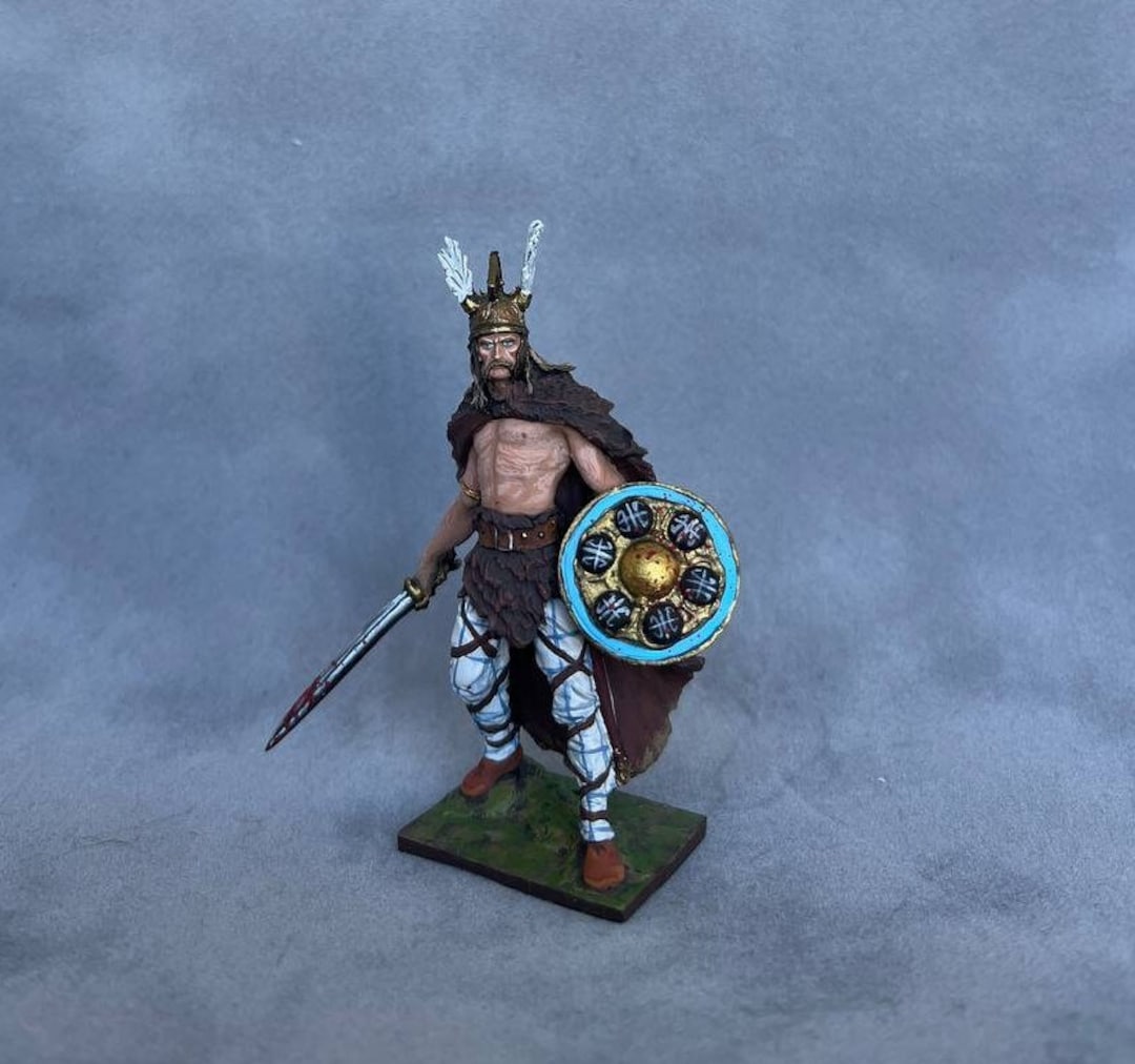 Celtic Leader Vercingetorix Soldiers Tin Figurines Miniatures FL 54mm 1 ...