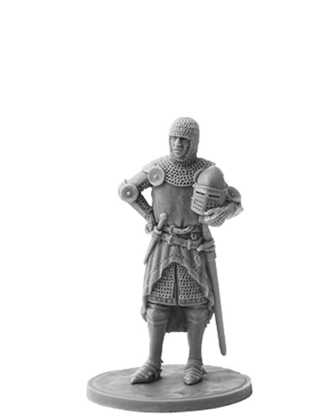 Toy Resin Soldiers Figurines Knights Unassembled Unpainted Scale 40mm 1 ...