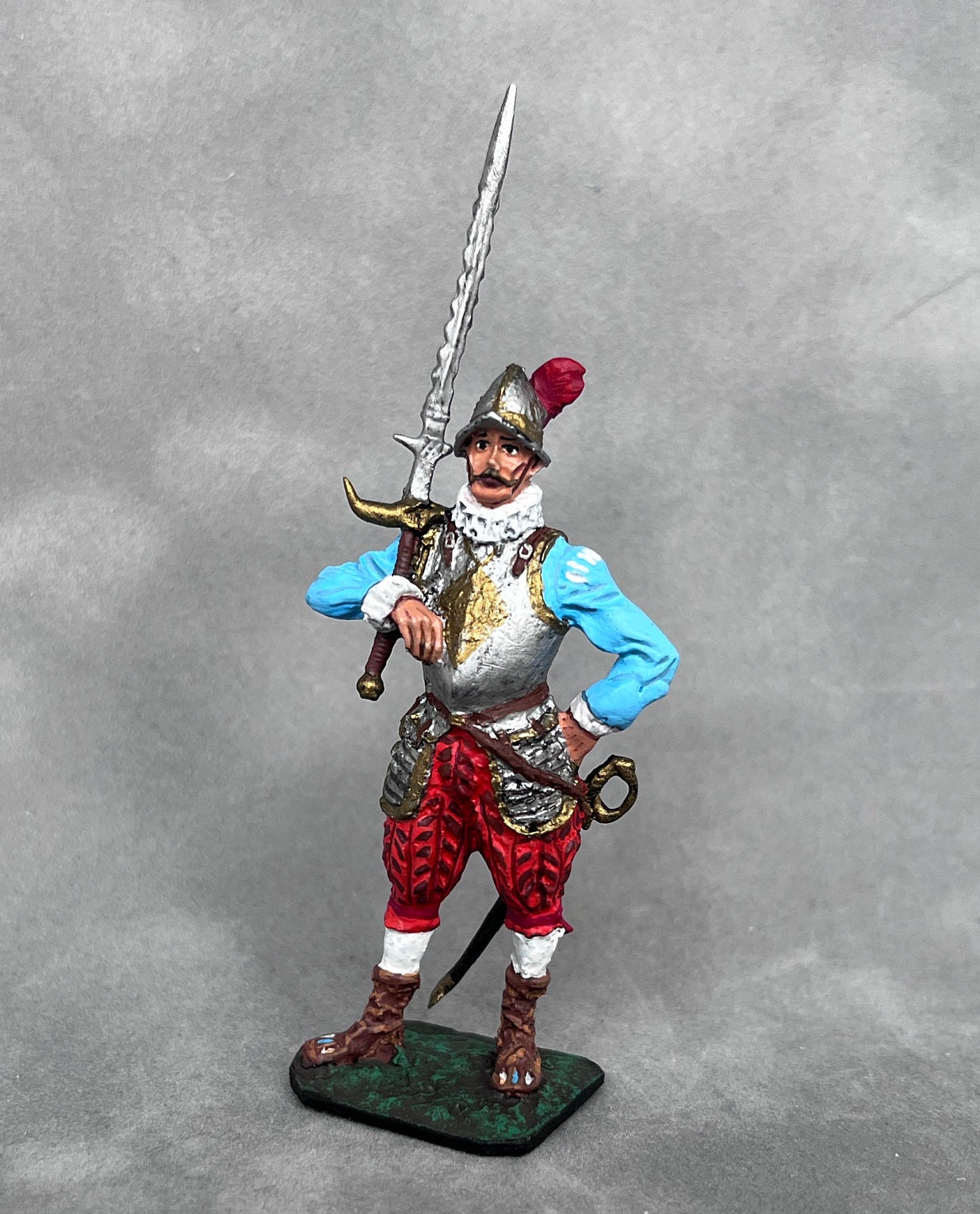 Action Spanish Conquistador 16 Th 54mm Tin Soldiers 132. Painted - Etsy