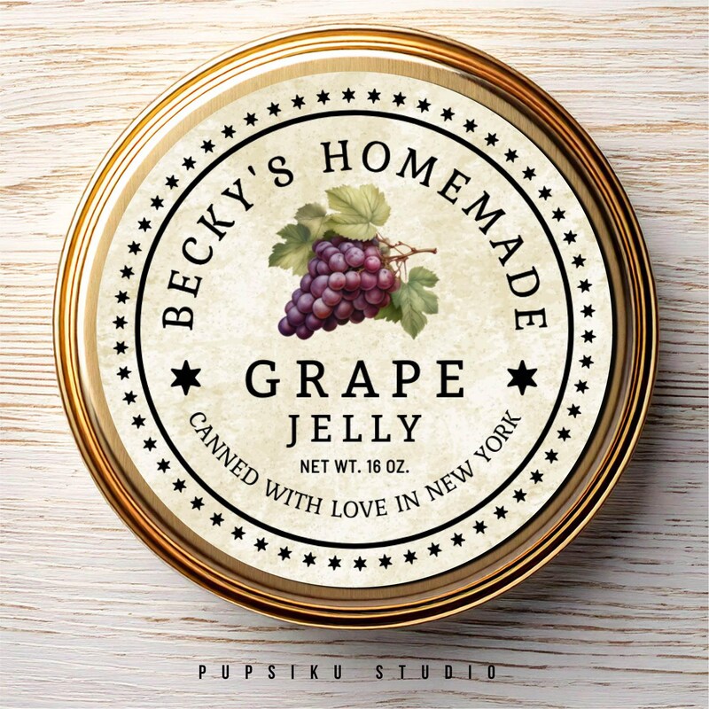 Jelly Labels - Etsy