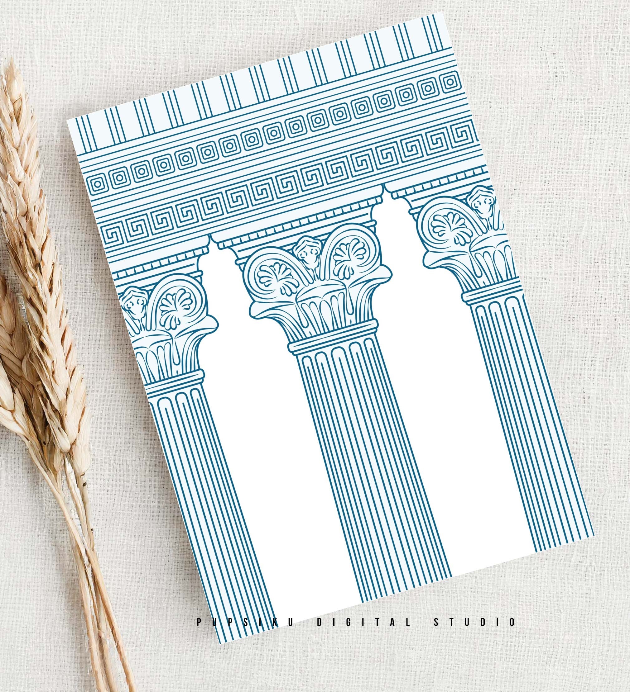 CUSTOM COLORS Flag Banner for an Ancient Greece Party, 5x7 Editable ...