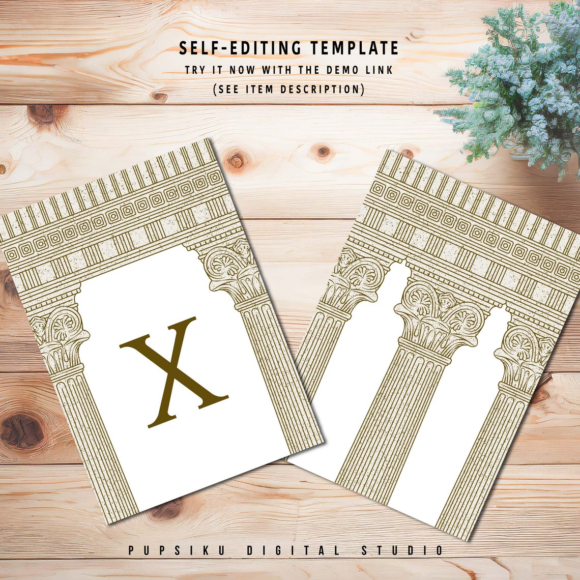 Roman Toga Party Banner: 5x7 Editable Printable (digital Download) - Etsy