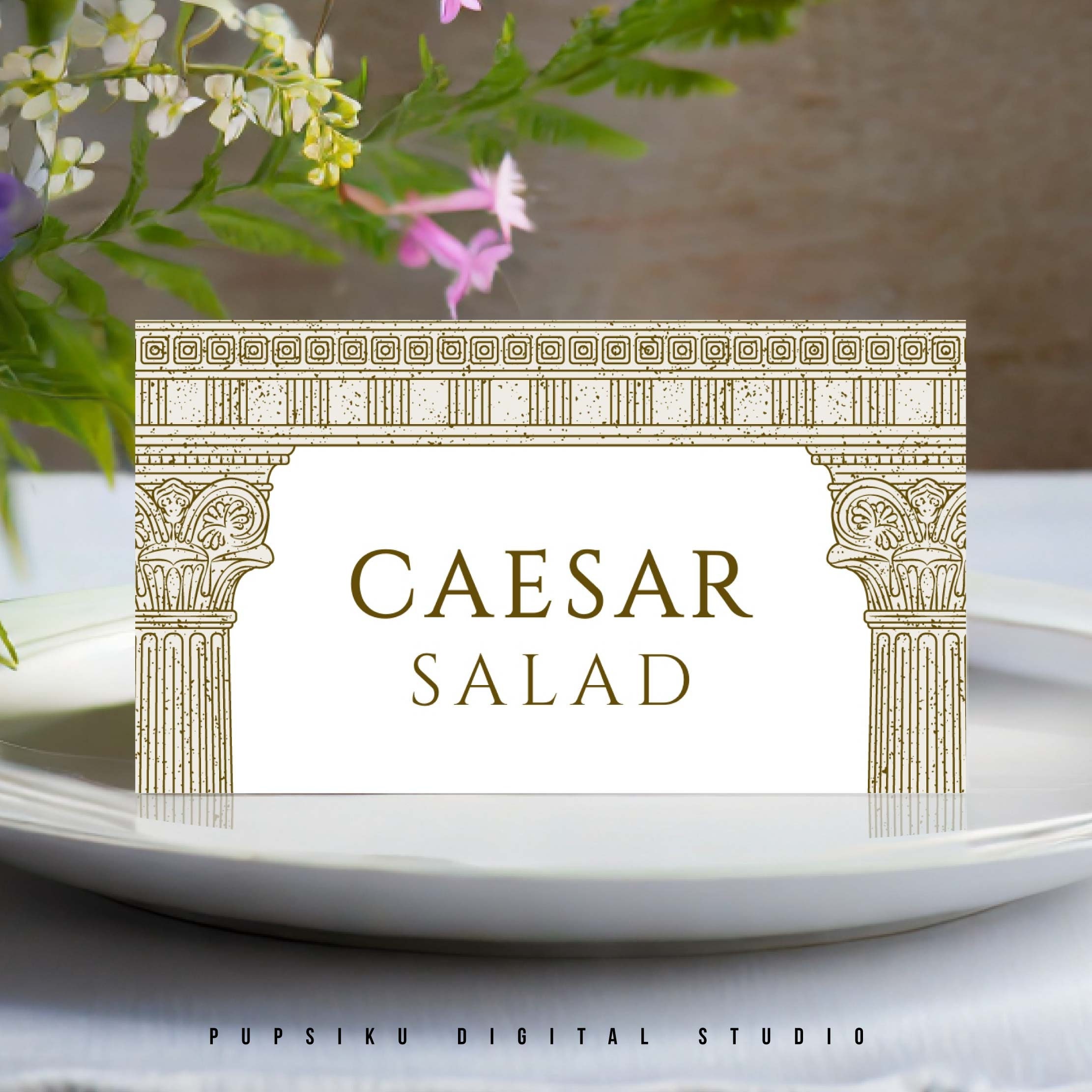 Roman Party Bundle, 12 X Templates With Columns, Editable Party ...
