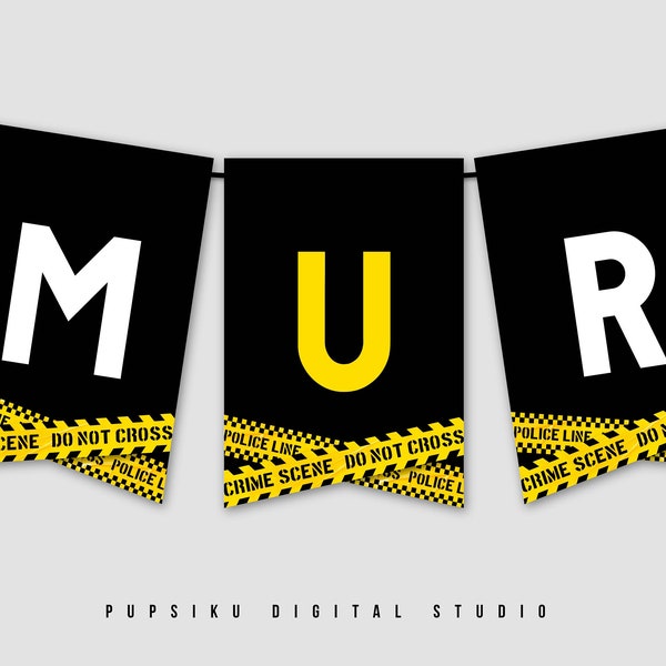 Murder Mystery Decor - Etsy