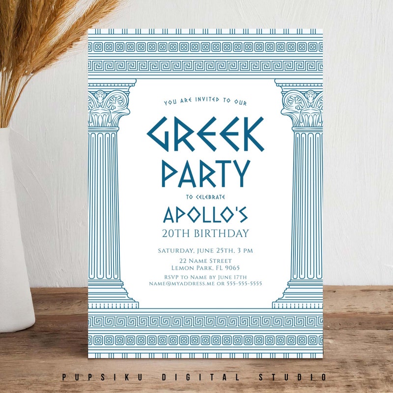 Greek Theme Party - Etsy
