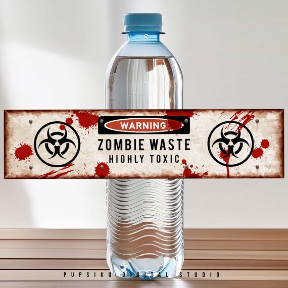 Zombie Party Water Amazon.com: Big Dot Of Happiness Zombie Zone