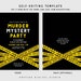Murder Mystery Birthday Party Invitation, Detective or Police Crime ...
