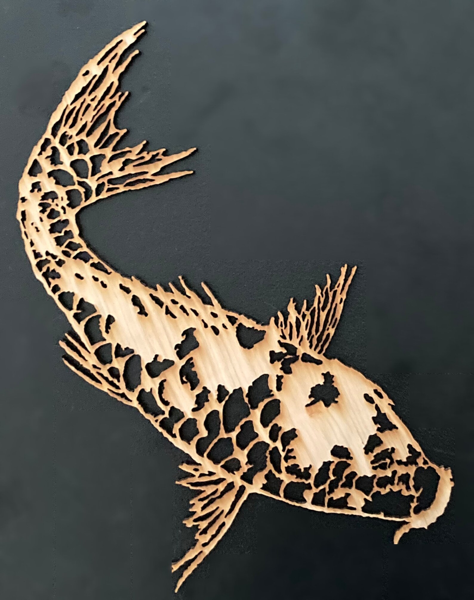 Koi .svg Datei für den Laserschnitt oder Cricut #2 - Etsy.de