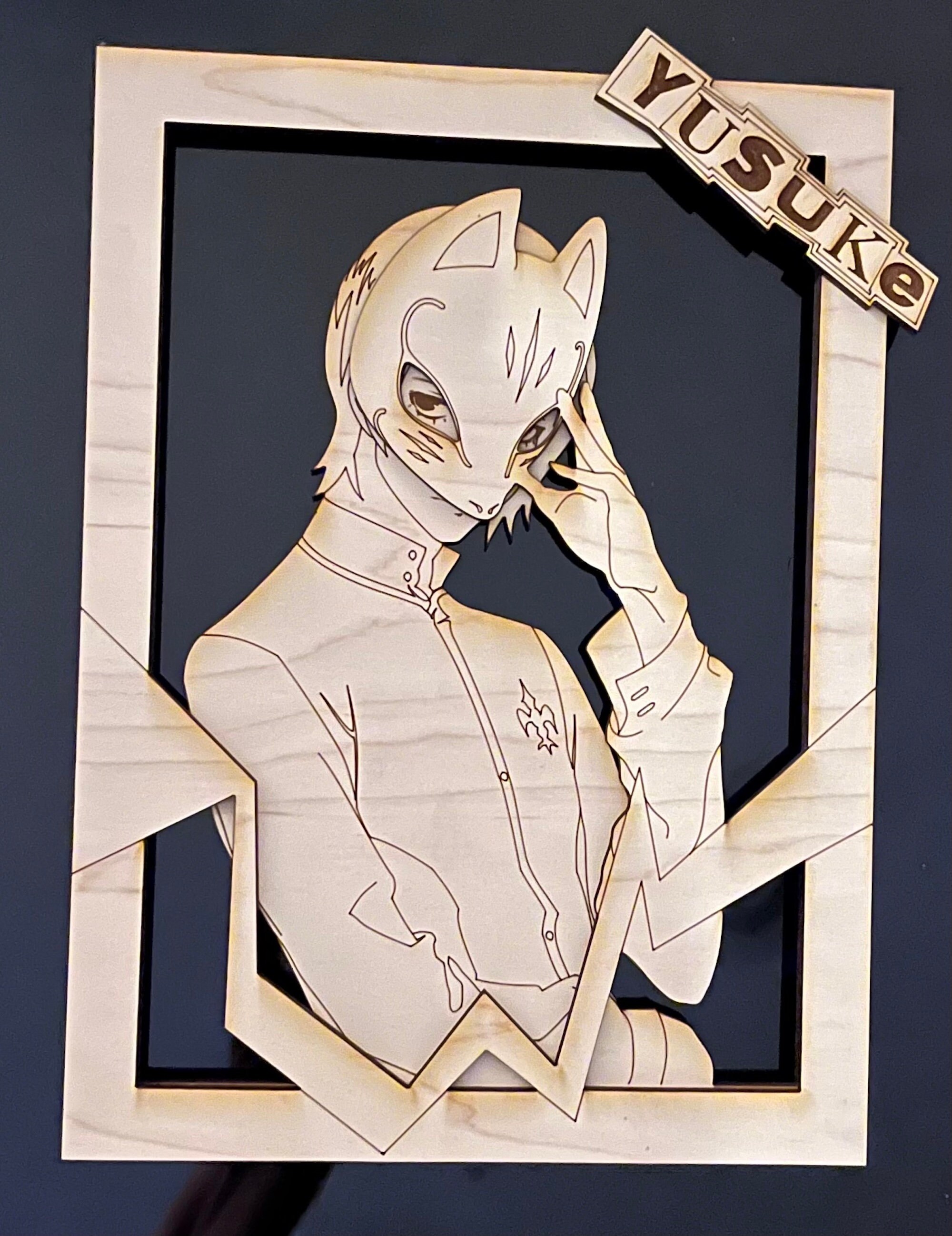 Persona5 Yusuke Wall Art Svg File - Etsy