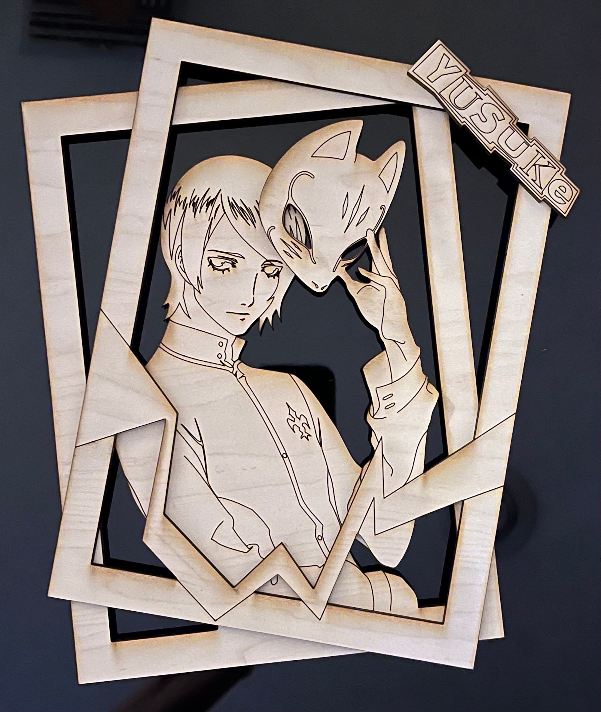 Persona5 Yusuke Wall Art Svg File - Etsy