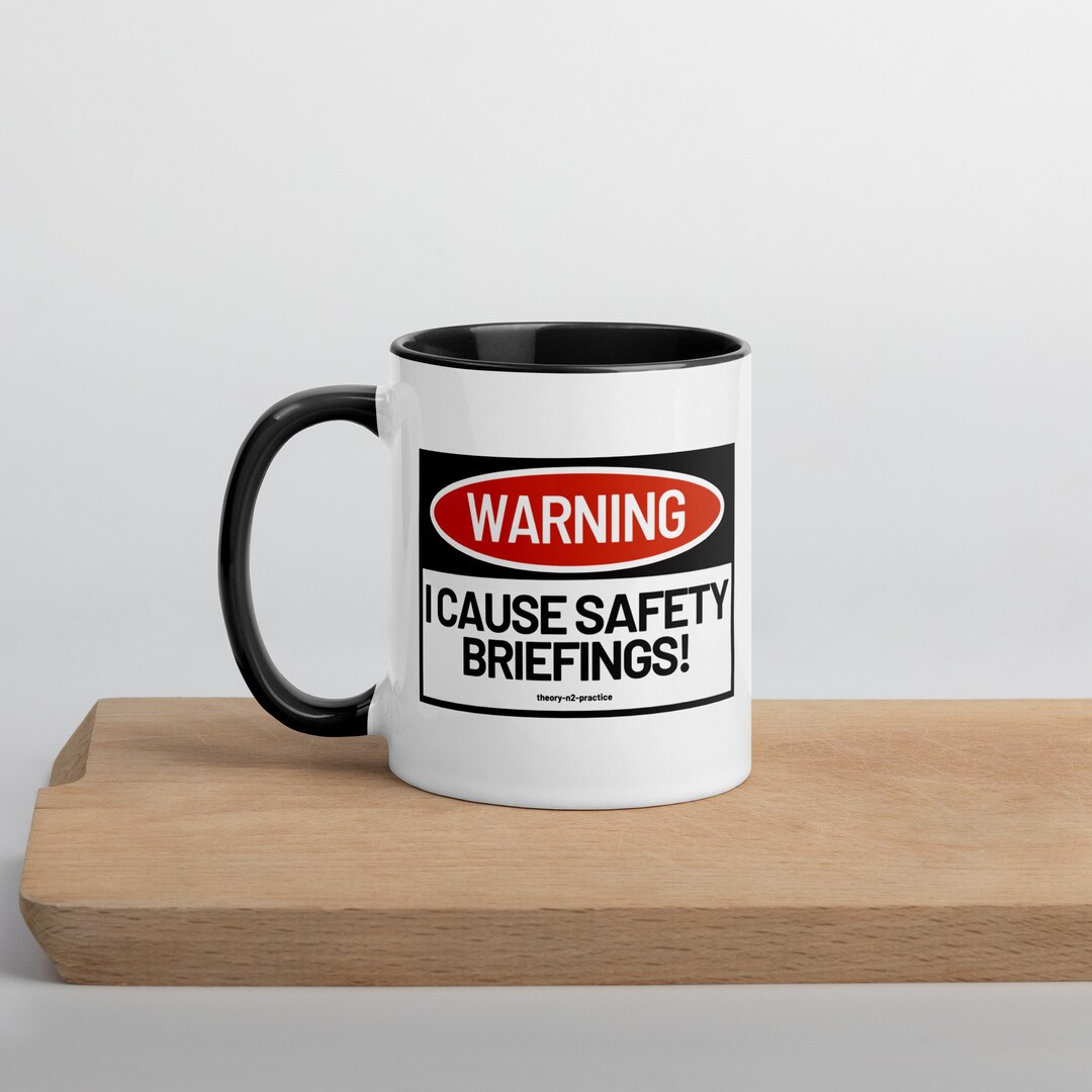 I Cause Safety Briefings. Emergency Manager. Coffee Mug. Mug With Color ...