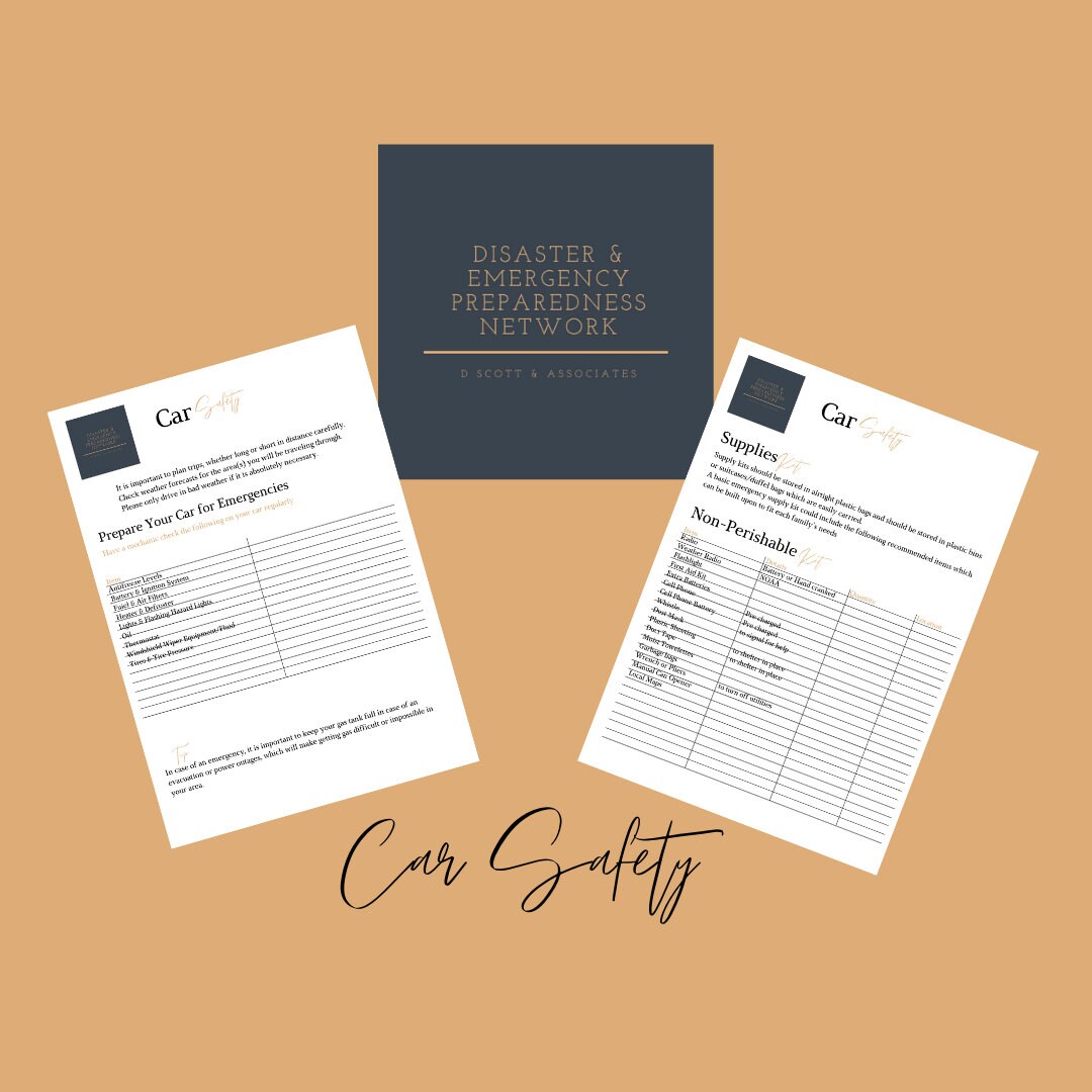 Family Disaster Emergency Preparedness Plan Bundle Pdf Digital