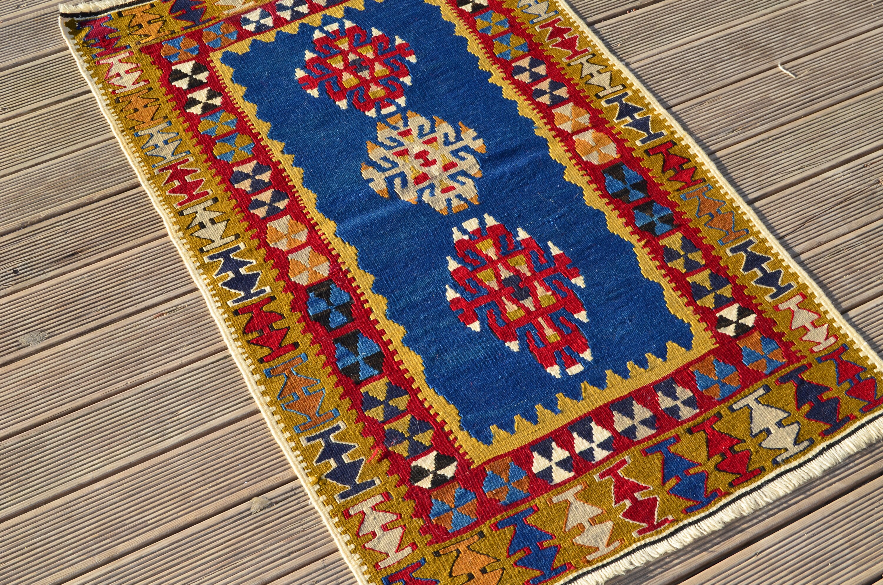 Kitchen Kilim Rug, Bedside Kilim Rug, Beautiful Kilim Rug, Small ...
