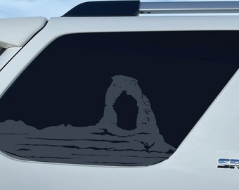 Modern Mountain Rear Window Decals both Sides | Etsy