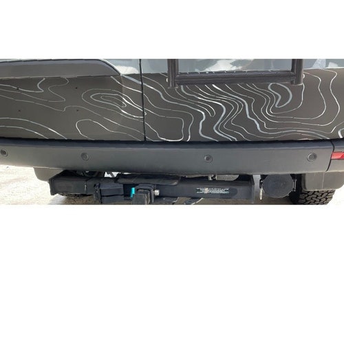 Topo Map Design 2 for Side Rocker of Van - Etsy Topo Map Design 2 for Side Rocker of Van - Etsy