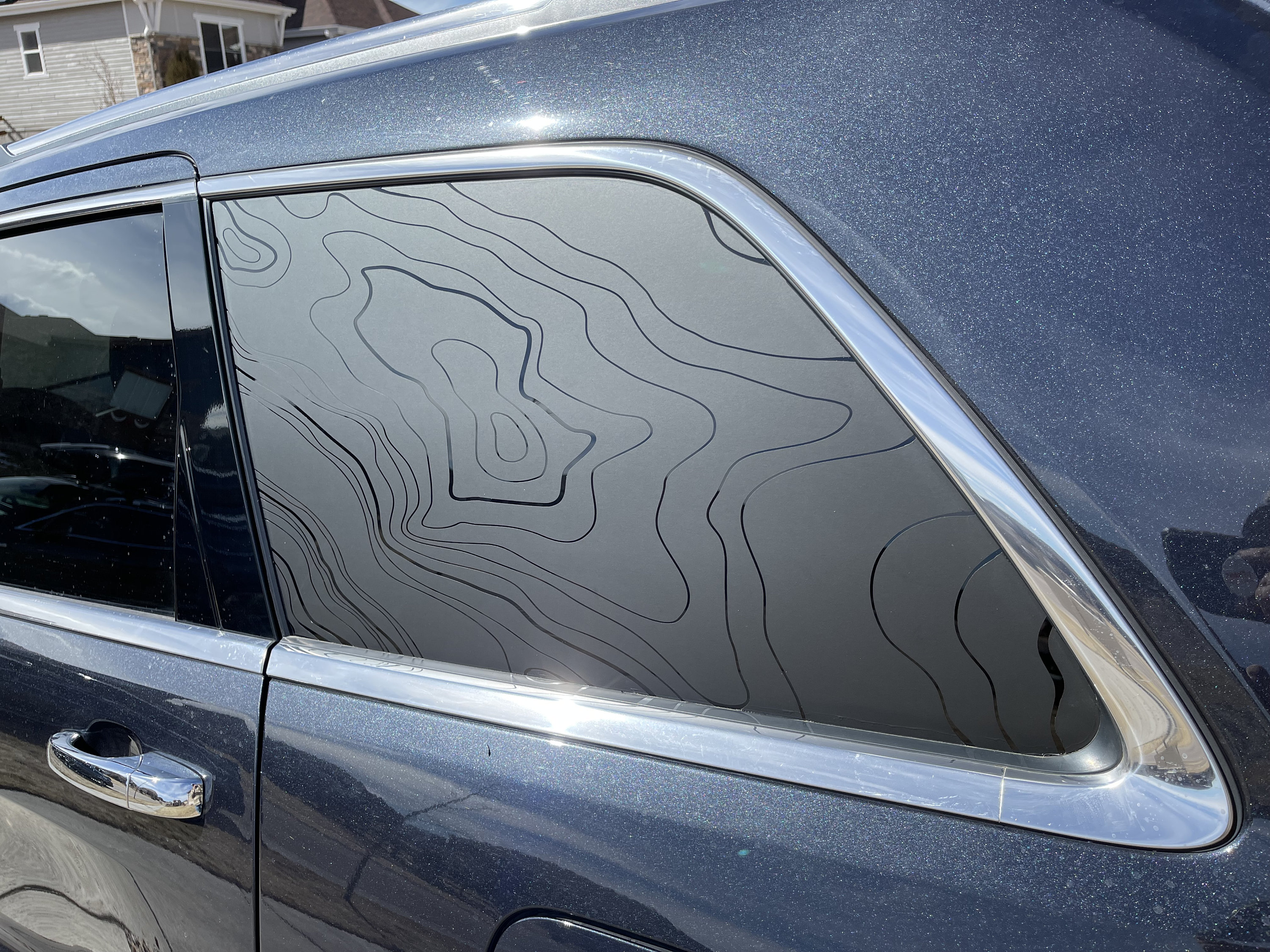 Topo Map Decals both Sides | Etsy