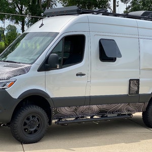 Topo Map Design for Side Rocker of Van - Etsy