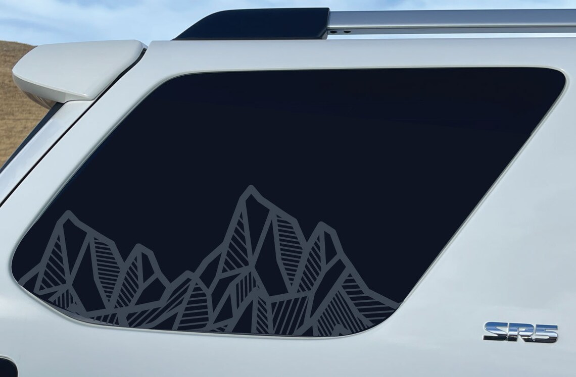 Modern Mountain Rear Window Decals (both Sides) - Etsy