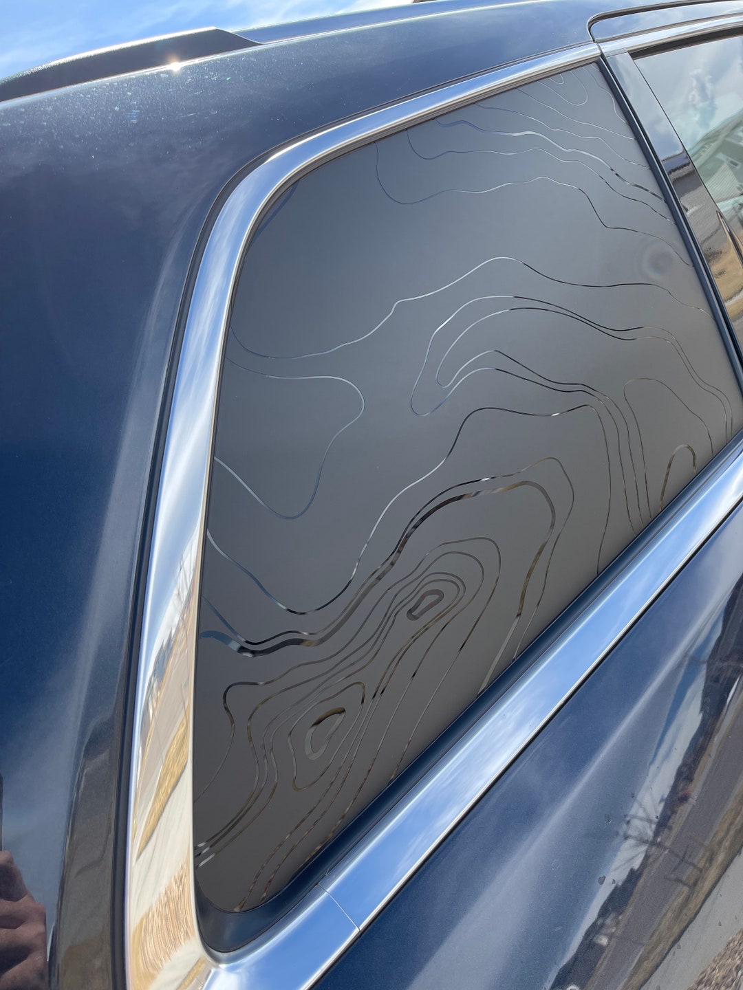 Topo Map Decals (both Sides) - Etsy