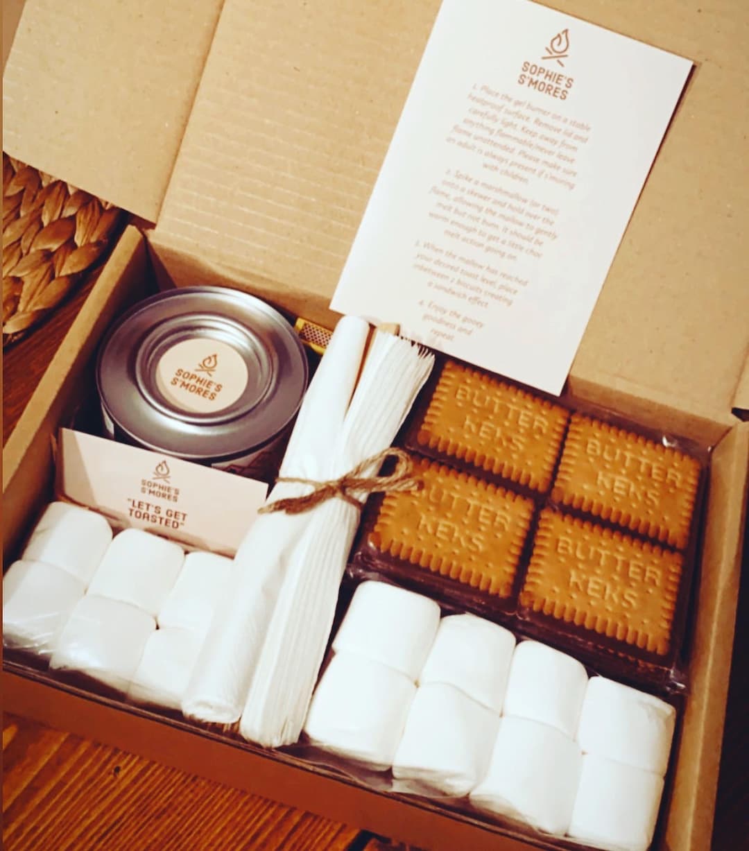 S’mores Kit/ Marshmallow Toasting Kit - Etsy UK